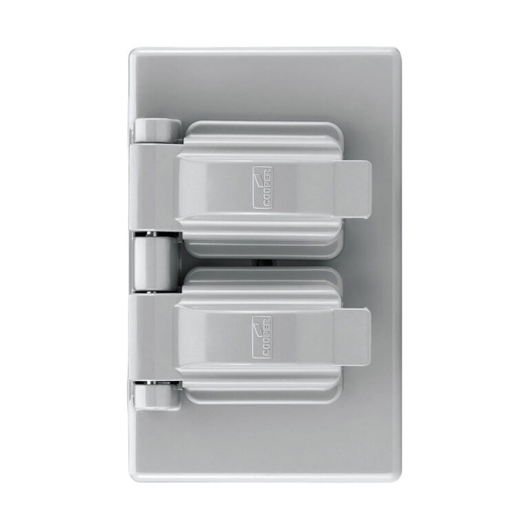 S1962 — Placa para exterior de 2 modulos gris marca EATON - Comercial ...