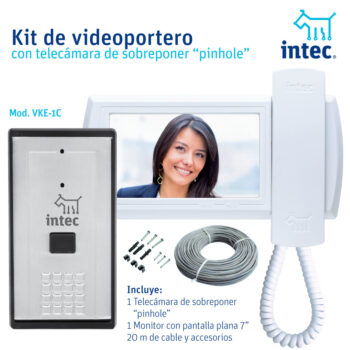 VKE-1C — Kit interfón con videoportero a color modelo VKE-1C marca ...