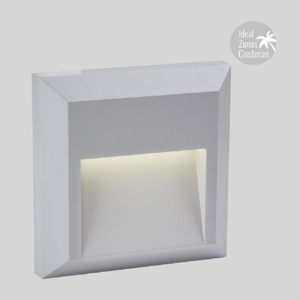 HLED-803/G — ANSHAN 1 Luminario LED gris de sobreponer en muro para ...