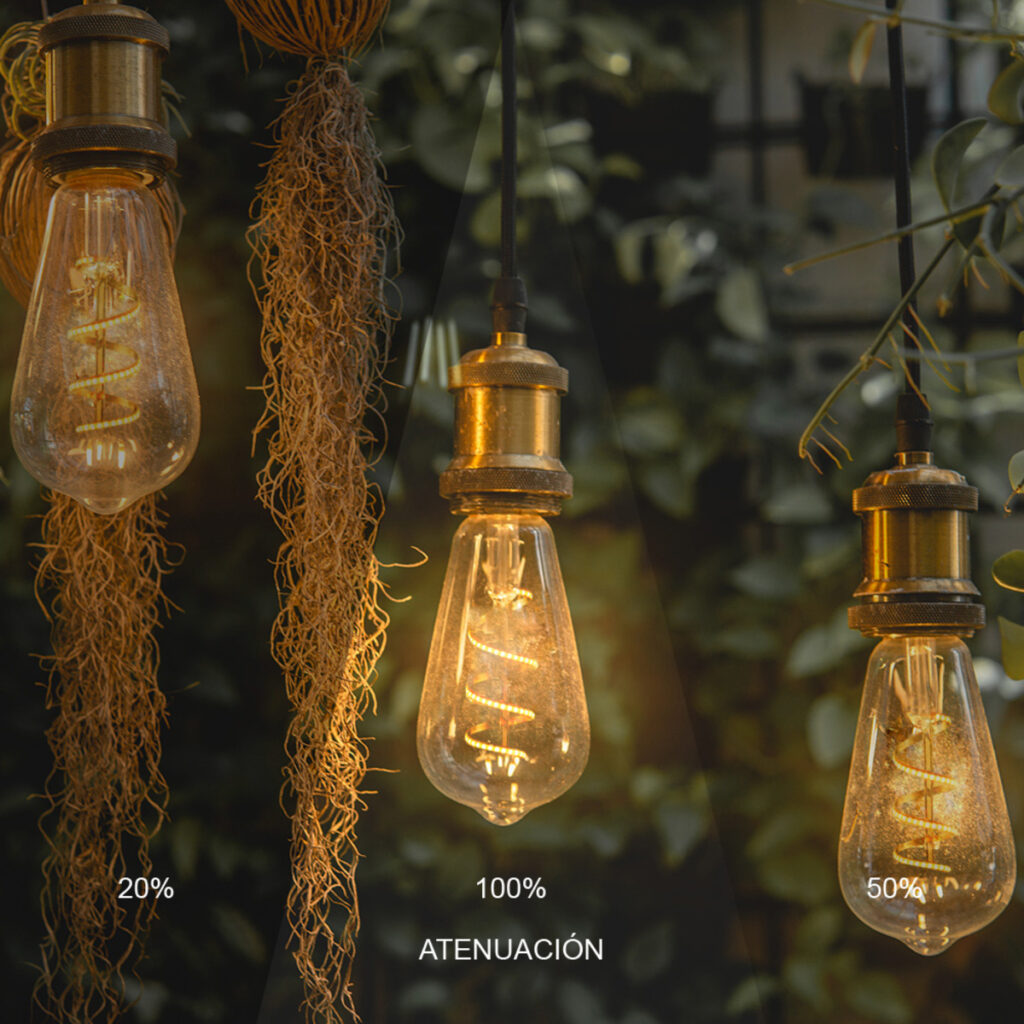 4DST21LEDFT27VA/ — Foco led vintage atenuable de 4.5W modelo ...