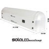 LEP-12-90L — SOLALED MAXILAMP Luminario LED de emergencia en 600 ...