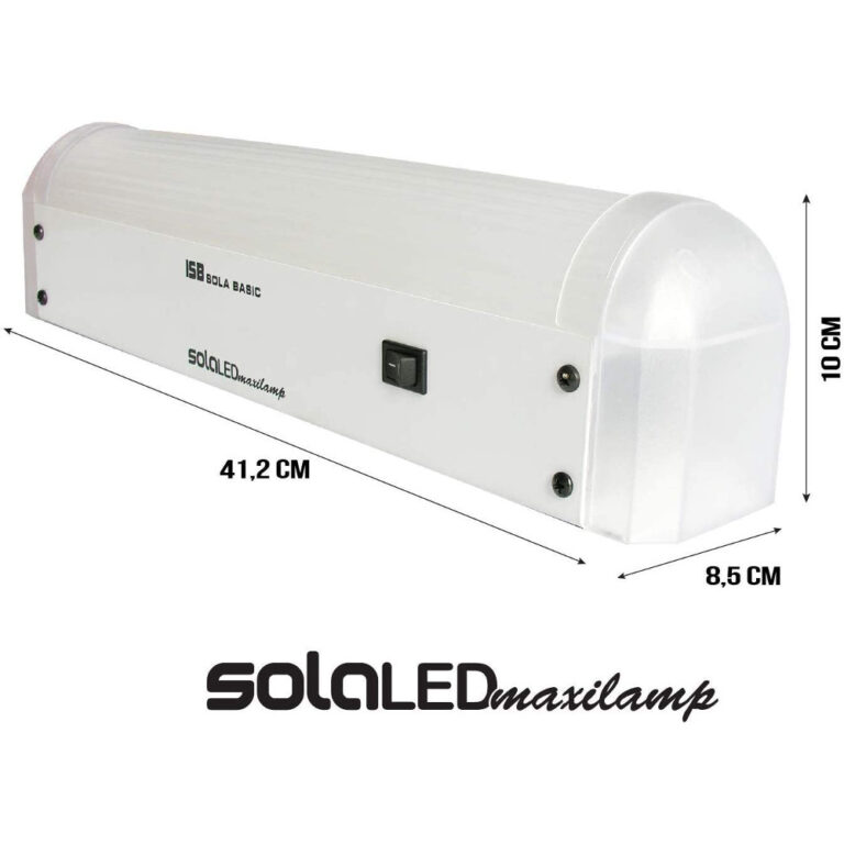 LEP-12-90L — SOLALED MAXILAMP Luminario LED de emergencia en 600 ...