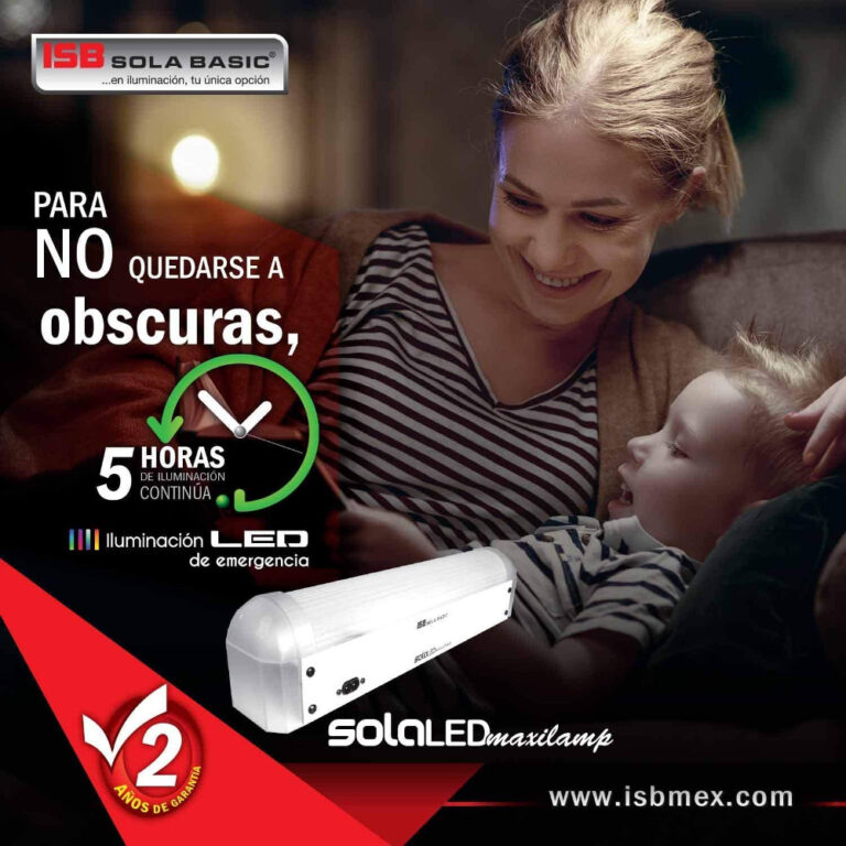 LEP-12-90L — SOLALED MAXILAMP Luminario LED de emergencia en 600 ...