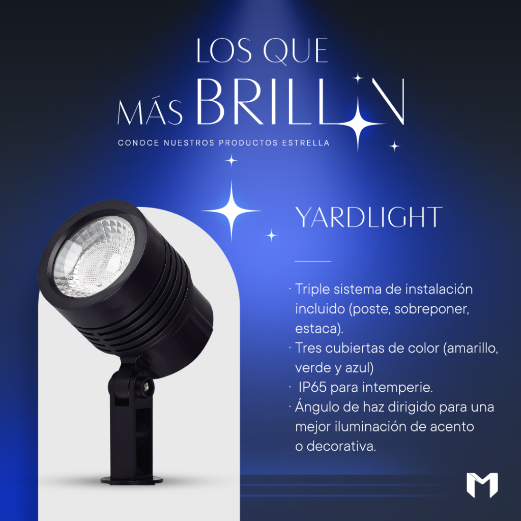 YARDLIGHT — YARDLIGHT Luminaria LED 6w multifuncional para jardín con ...