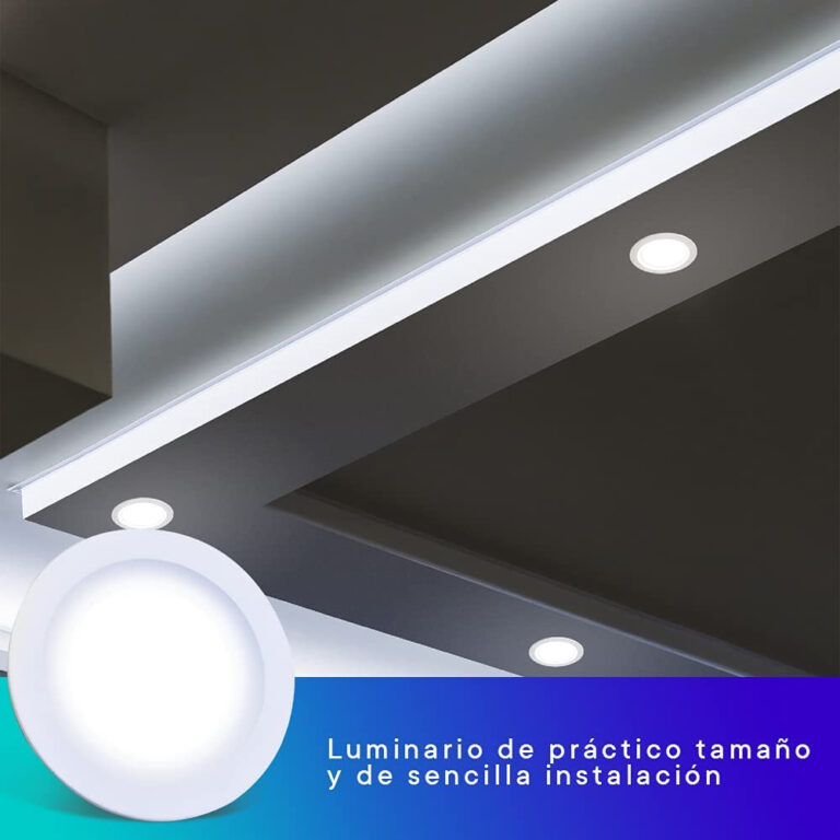 EVERGLEAM-F — EVERGLEAM F Luminario blanco para empotrar de LED 7w en ...